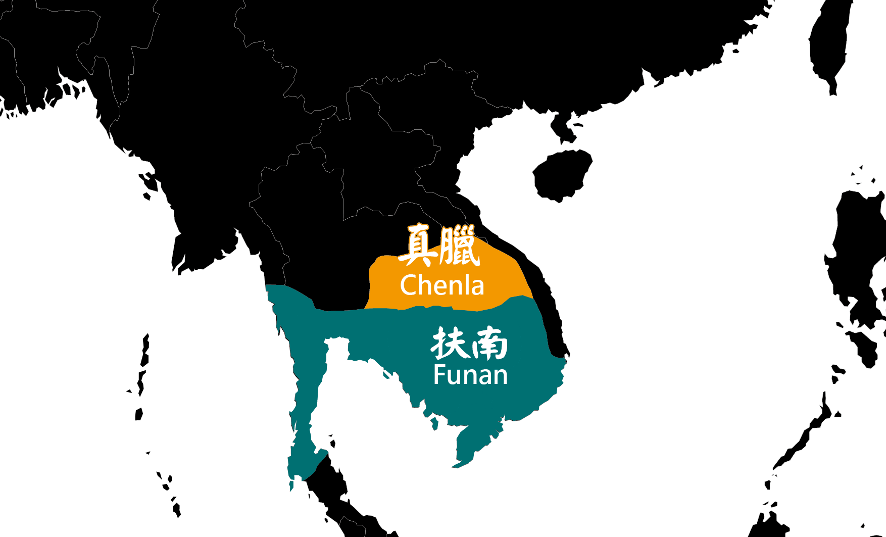 真臘 (Chenla)－柬埔寨歷史上的第二個朝代 - 吳哥窟，深度旅遊日記 - Mr.Angkor